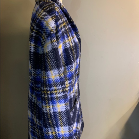 Wilfred | Jackets & Coats | Wilfred Free Aritzia Off Duty Plaid Wool Cocoon Jacket Size N Nwot ...